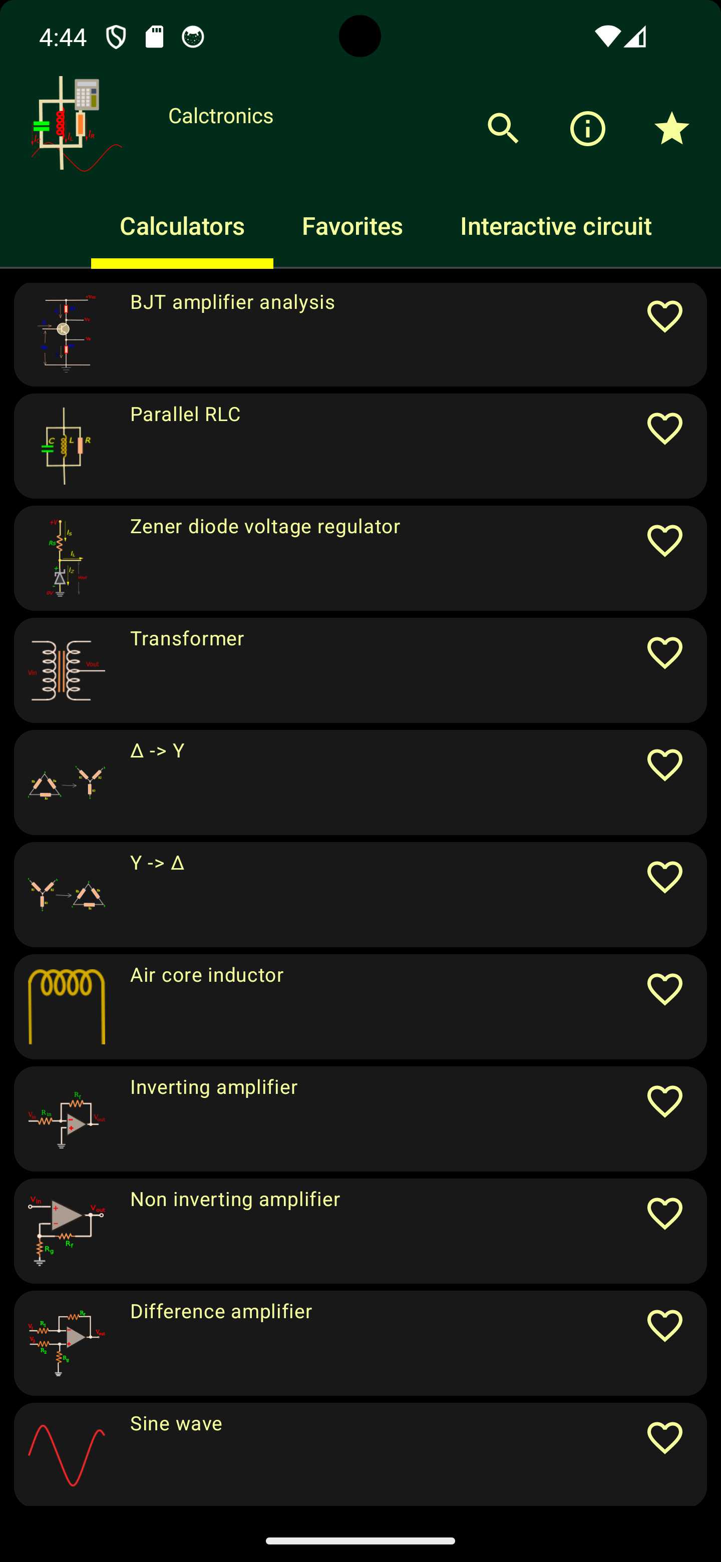 Electronics Circuit Calculator - Design & Calculate Electronic Circuits